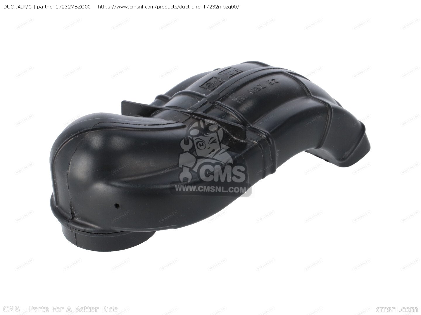 17232MBZG00: DUCT,AIR/C Honda - buy the 17232-MBZ-G00 at CMSNL