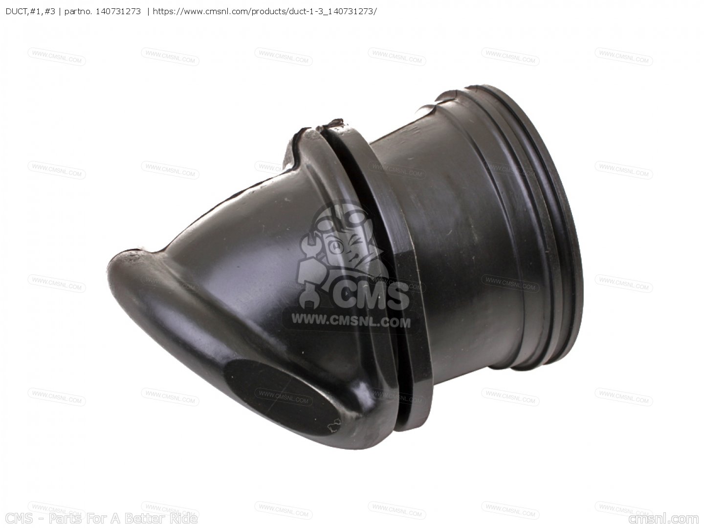 140731273: DUCT,CARBURETOR,#1273 Kawasaki - buy the 14073-1273 at CMSNL