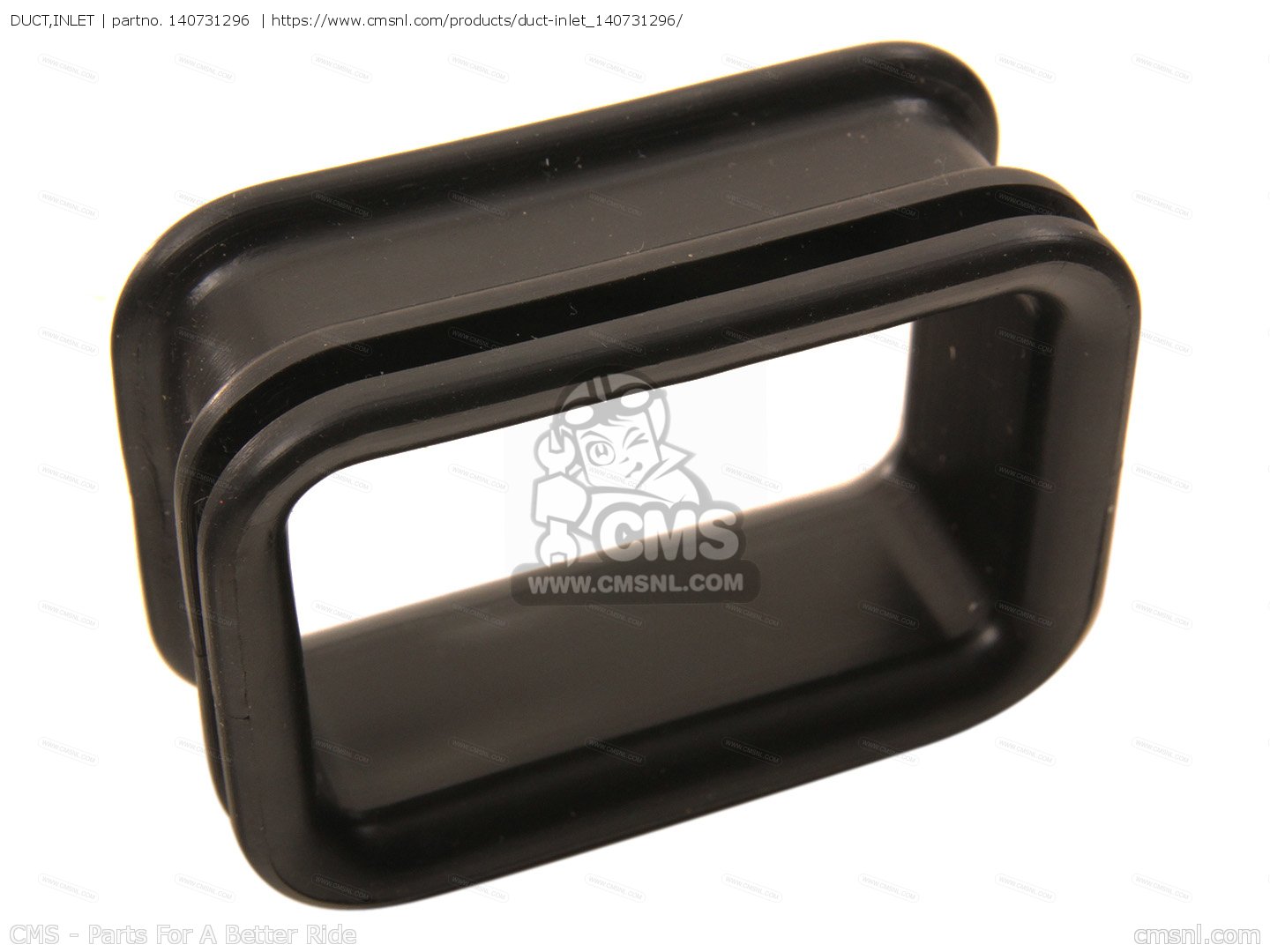 140731296: DUCT,INLET Kawasaki - buy the 14073-1296 at CMSNL