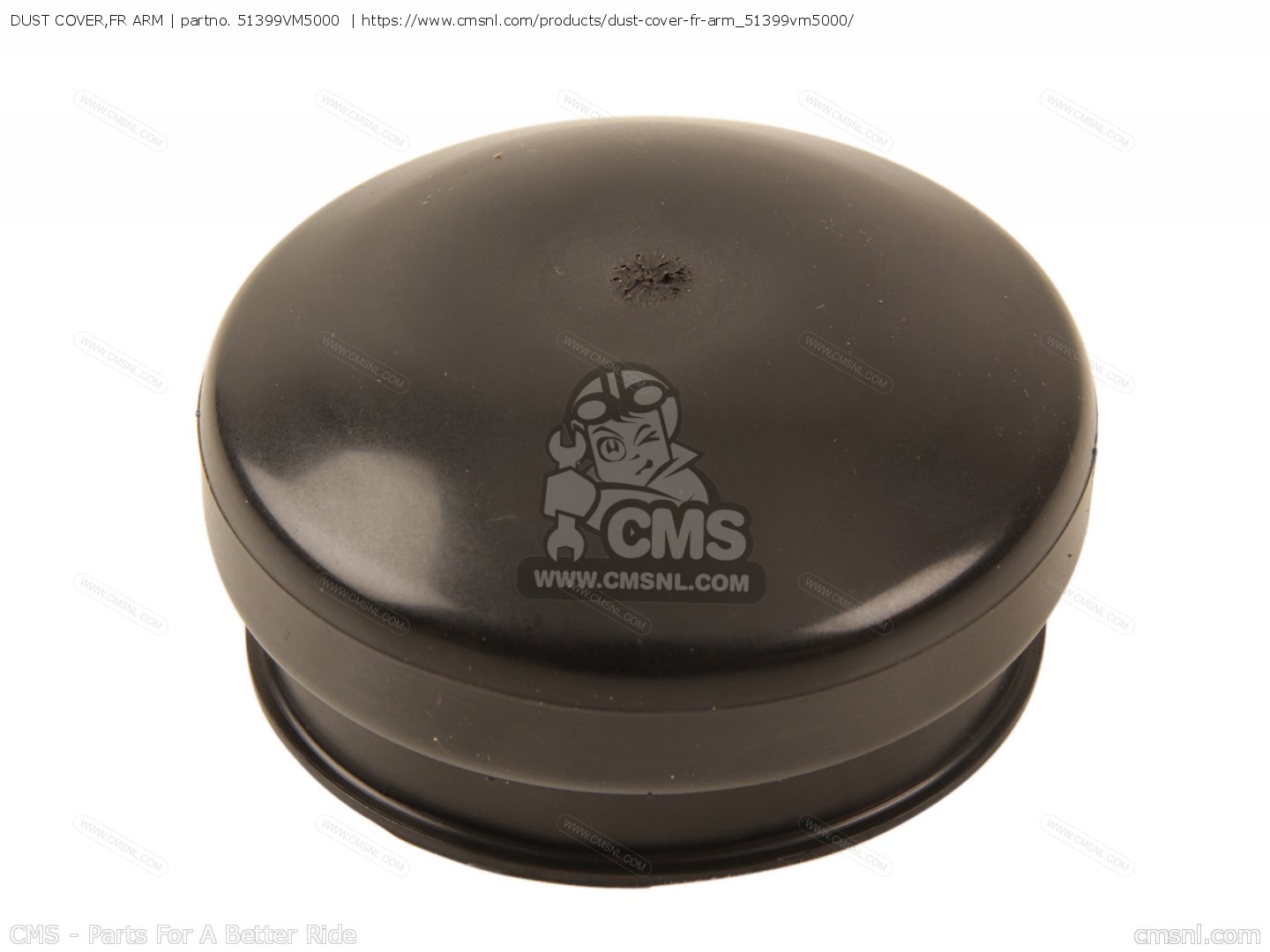 51399VM5000: DUST COVER,FR ARM Honda - buy the 51399-VM5-000 at CMSNL