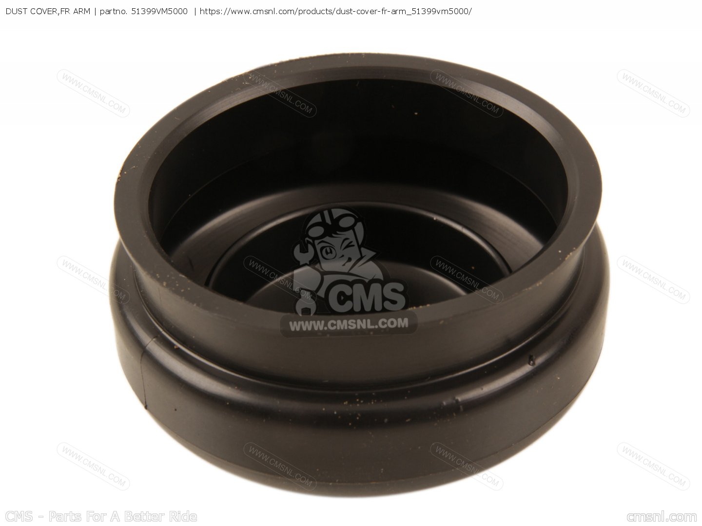 51399VM5000: DUST COVER,FR ARM Honda - buy the 51399-VM5-000 at CMSNL