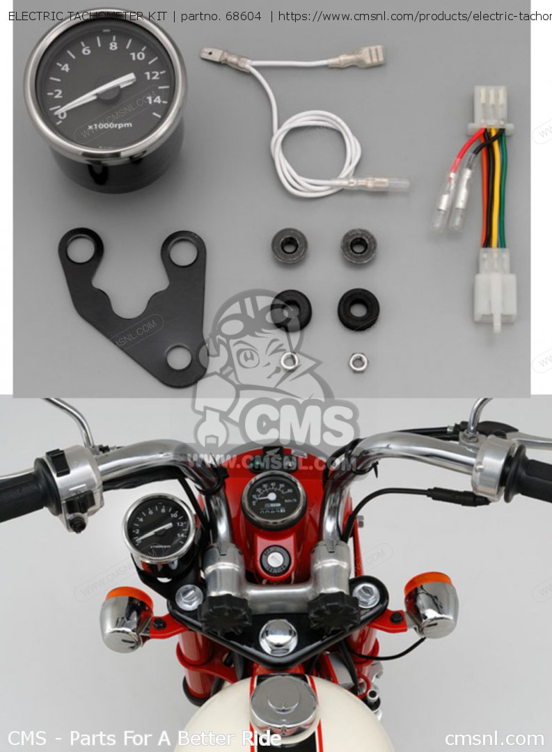 68604: ELECTRIC TACHOMETER KIT Daytona - buy the 68604 at CMSNL