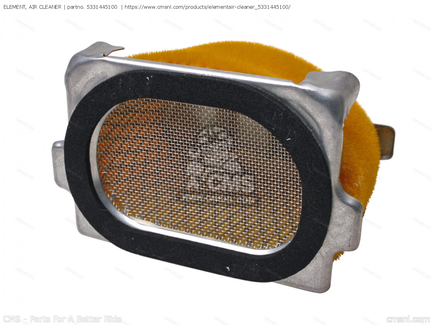 ELEMENT, AIR CLEANER for Yamaha - order at CMSNL