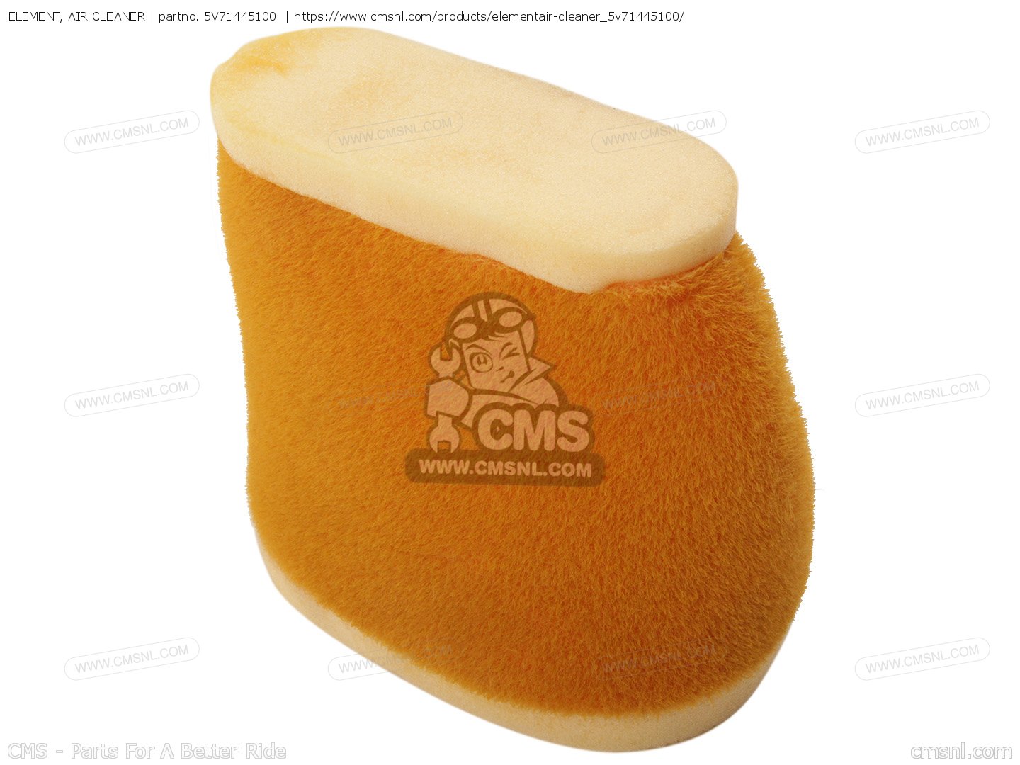 ELEMENT, AIR CLEANER for Yamaha - order at CMSNL