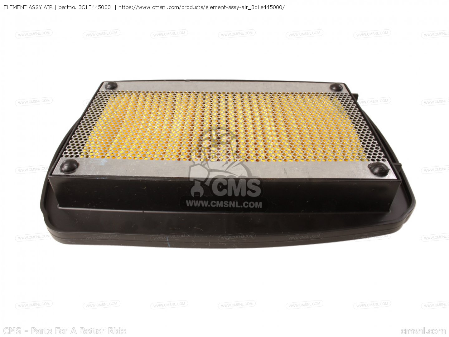 3C1E445000: ELEMENT ASSY AIR Yamaha - buy the 3C1-E4450-00-00 at CMSNL