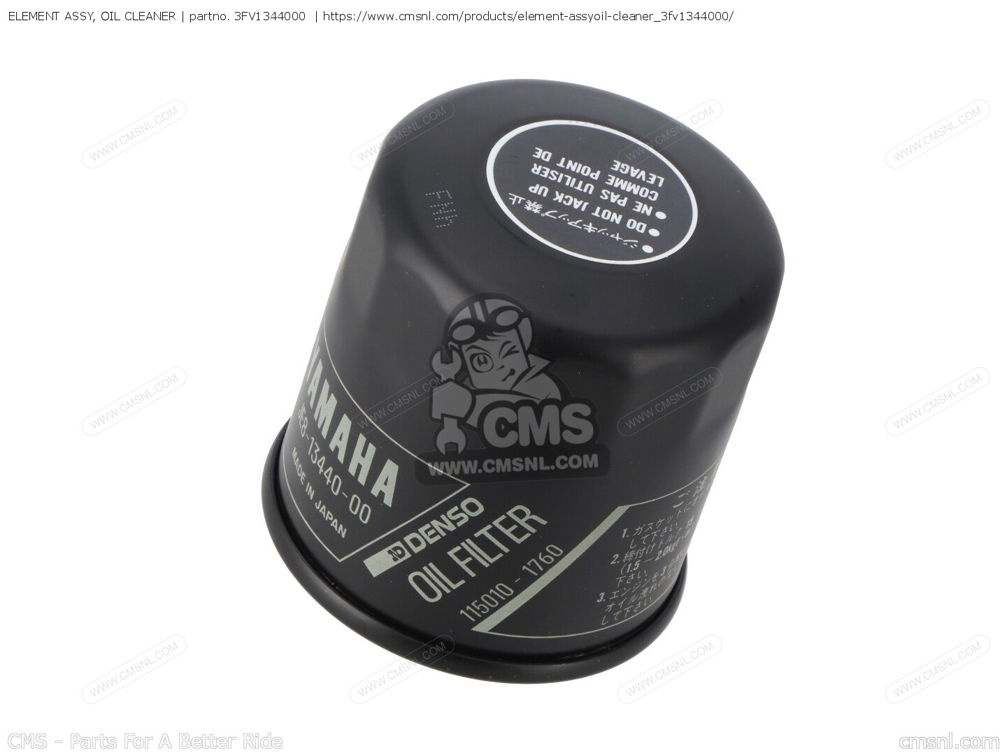 3FV1344000: ELEMENT ASSY, OIL CLEANER Yamaha - buy the 3FV-13440-00-00 ...