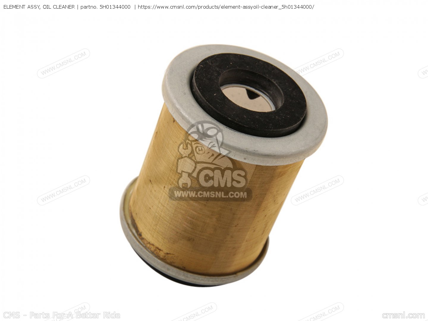 5H01344000: ELEMENT ASSY, OIL CLEANER Yamaha - buy the 5H0-13440-00-00 ...