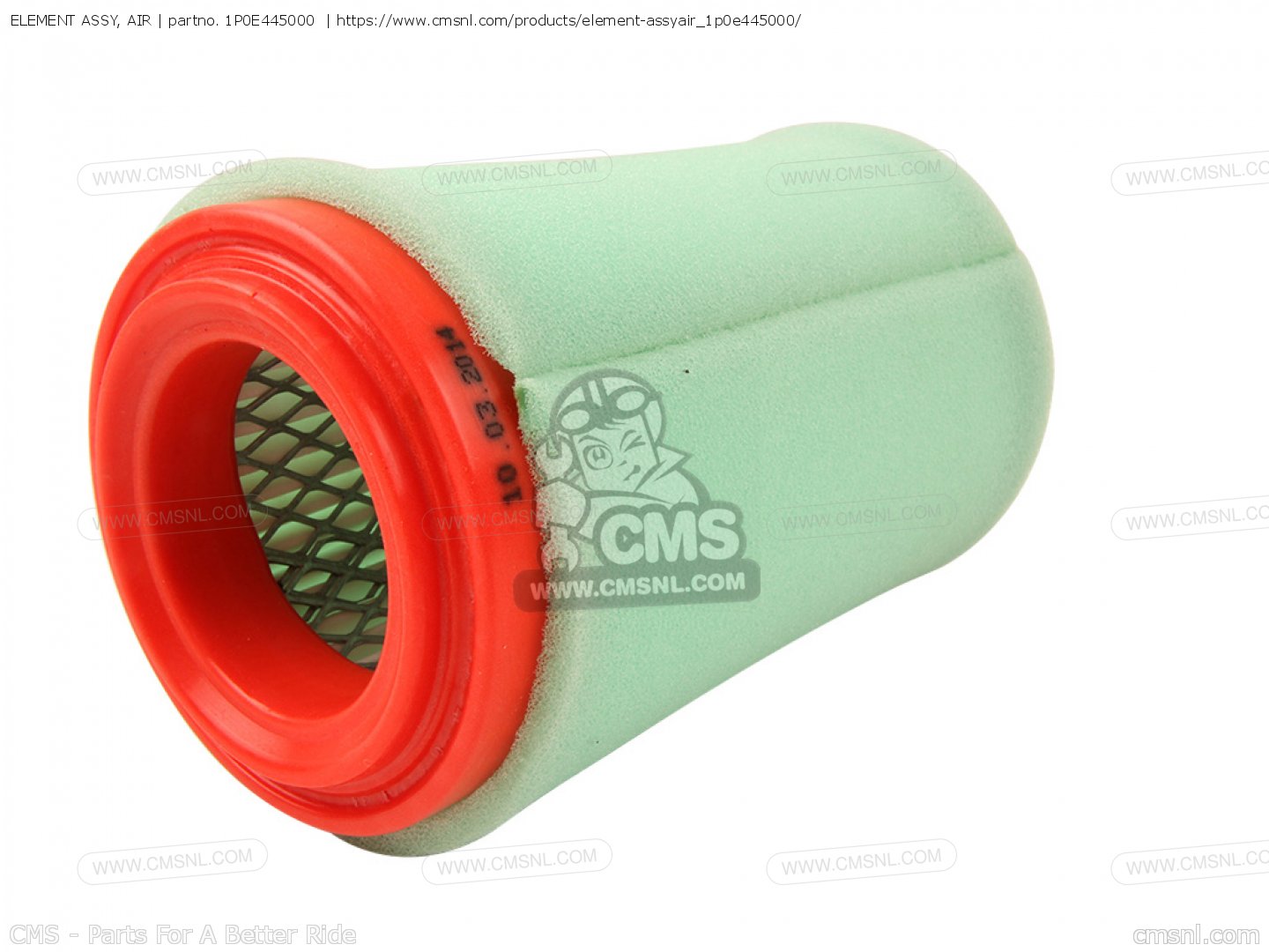 1P0E445000: Element Assy, Air Yamaha - buy the 1P0-E4450-00 at CMSNL