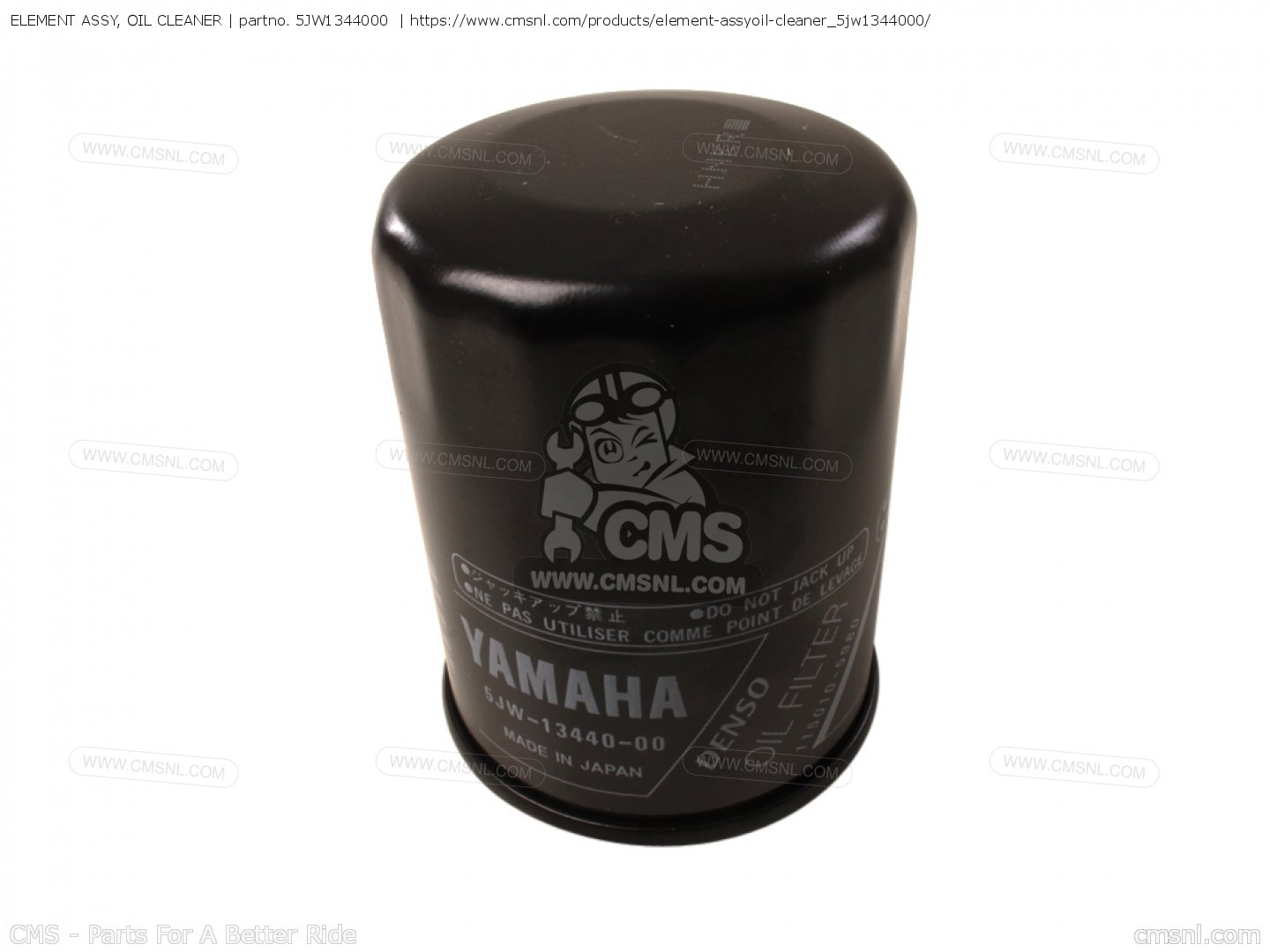 5JW1344000: Element Assy, Oil Cleaner Yamaha - buy the 5JW-13440-00 at ...