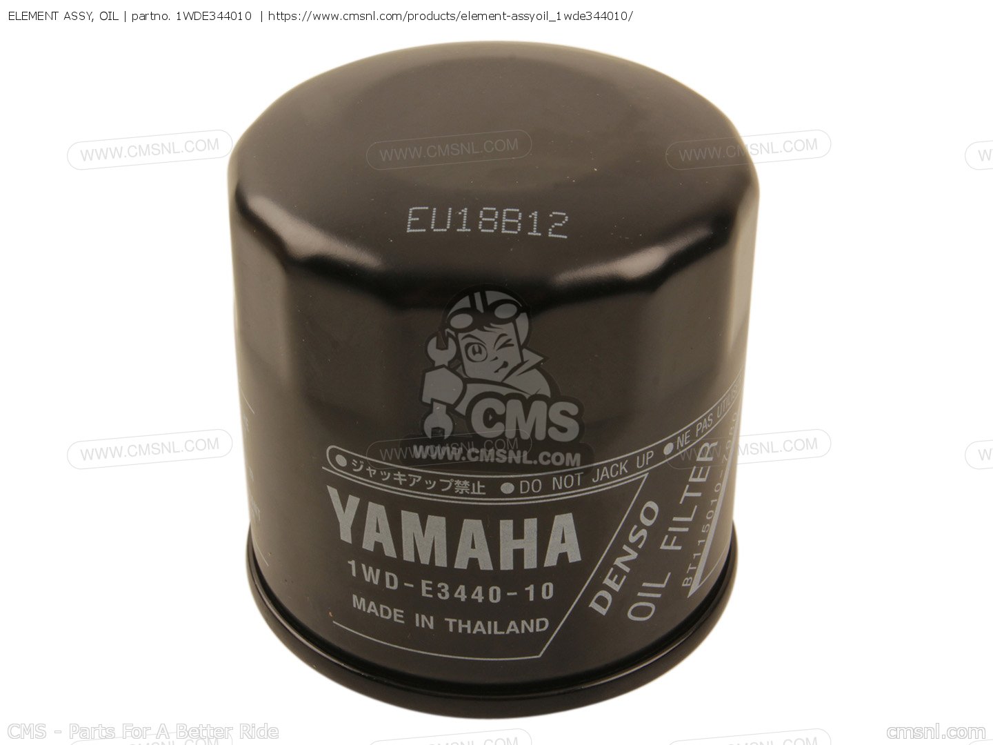 1WDE344010: Element Assy, Oil Yamaha - buy the 1WD-E3440-10 at CMSNL