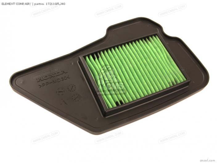 17211GFLJ40: ELEMENT COMP,AIR/ Honda - buy the 17211-GFL-J40 at CMSNL