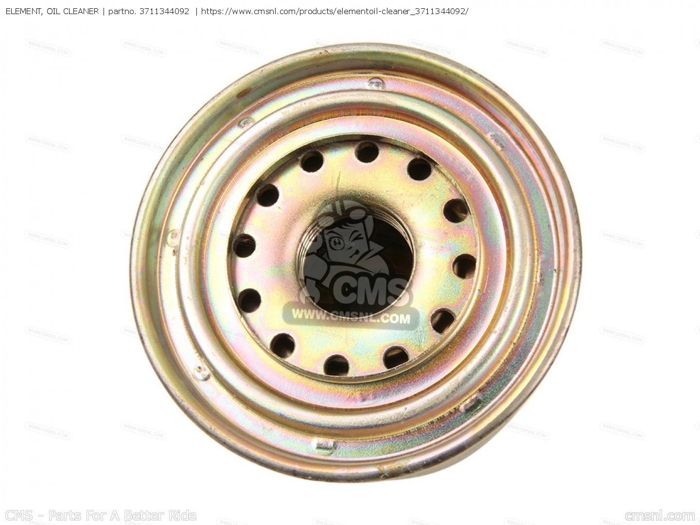 3711344092: ELEMENT, OIL CLEANER Yamaha - buy the 371-13440-92-00 at CMSNL