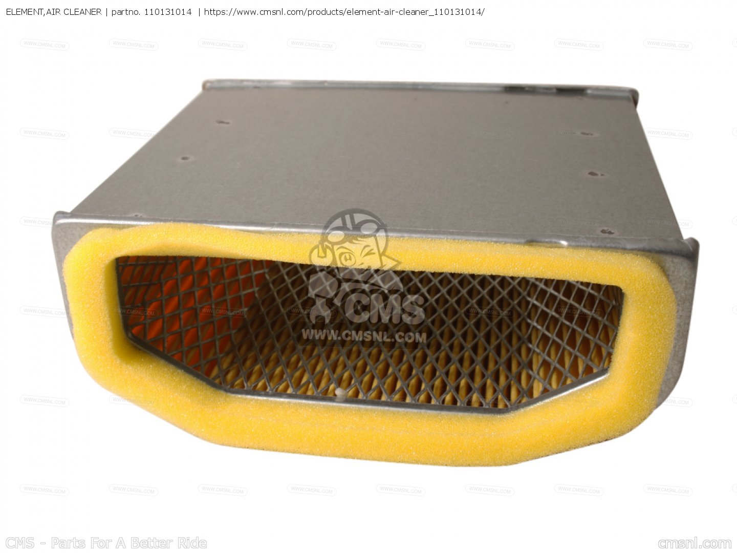 ELEMENT,AIR CLEANER for ZG1300A1 Z1300 1984 EUROPE UK FR FG IT NR SD ...