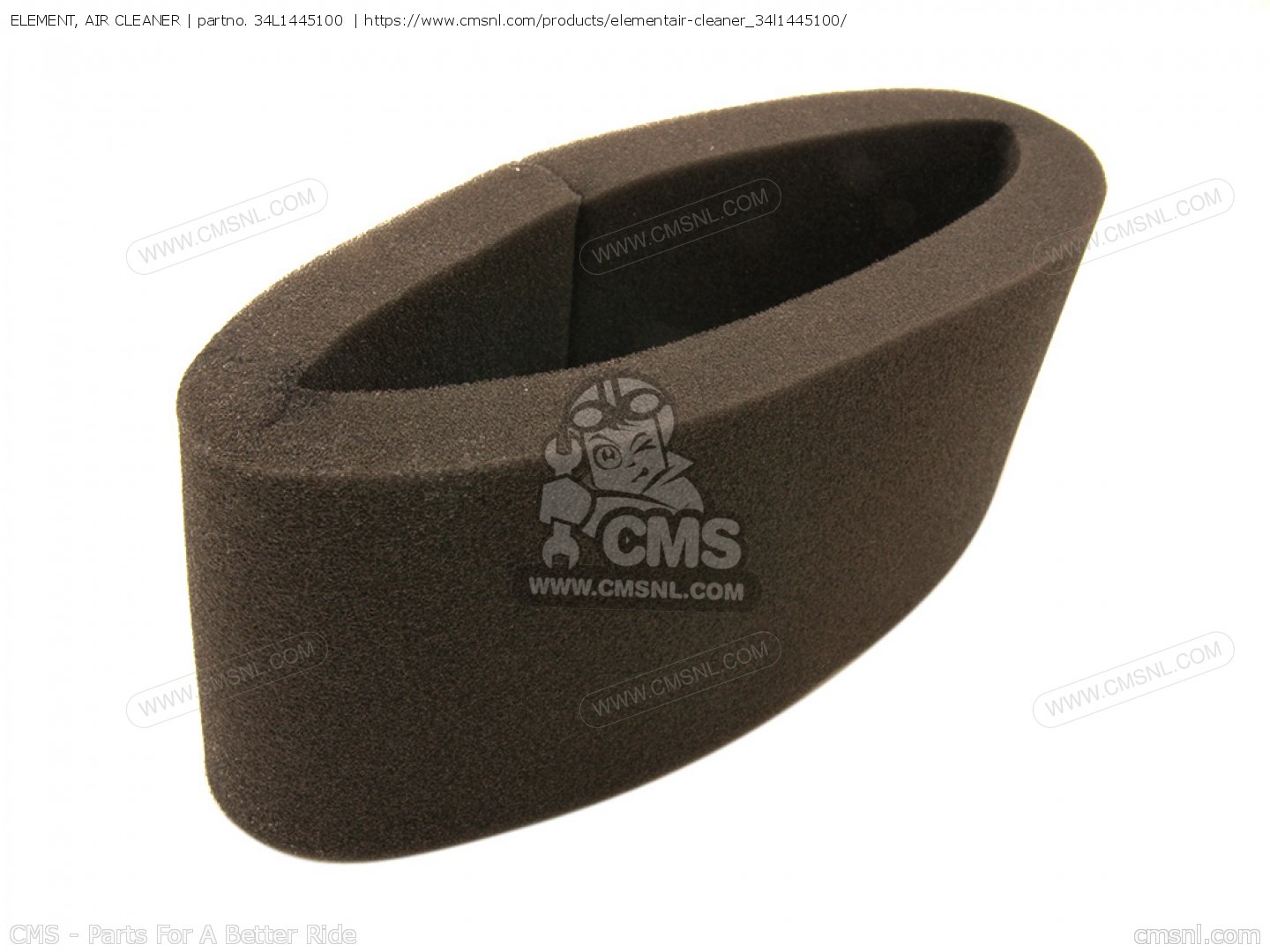 34L1445100: Element, Air Cleaner Yamaha - buy the 34L-14451-00 at CMSNL