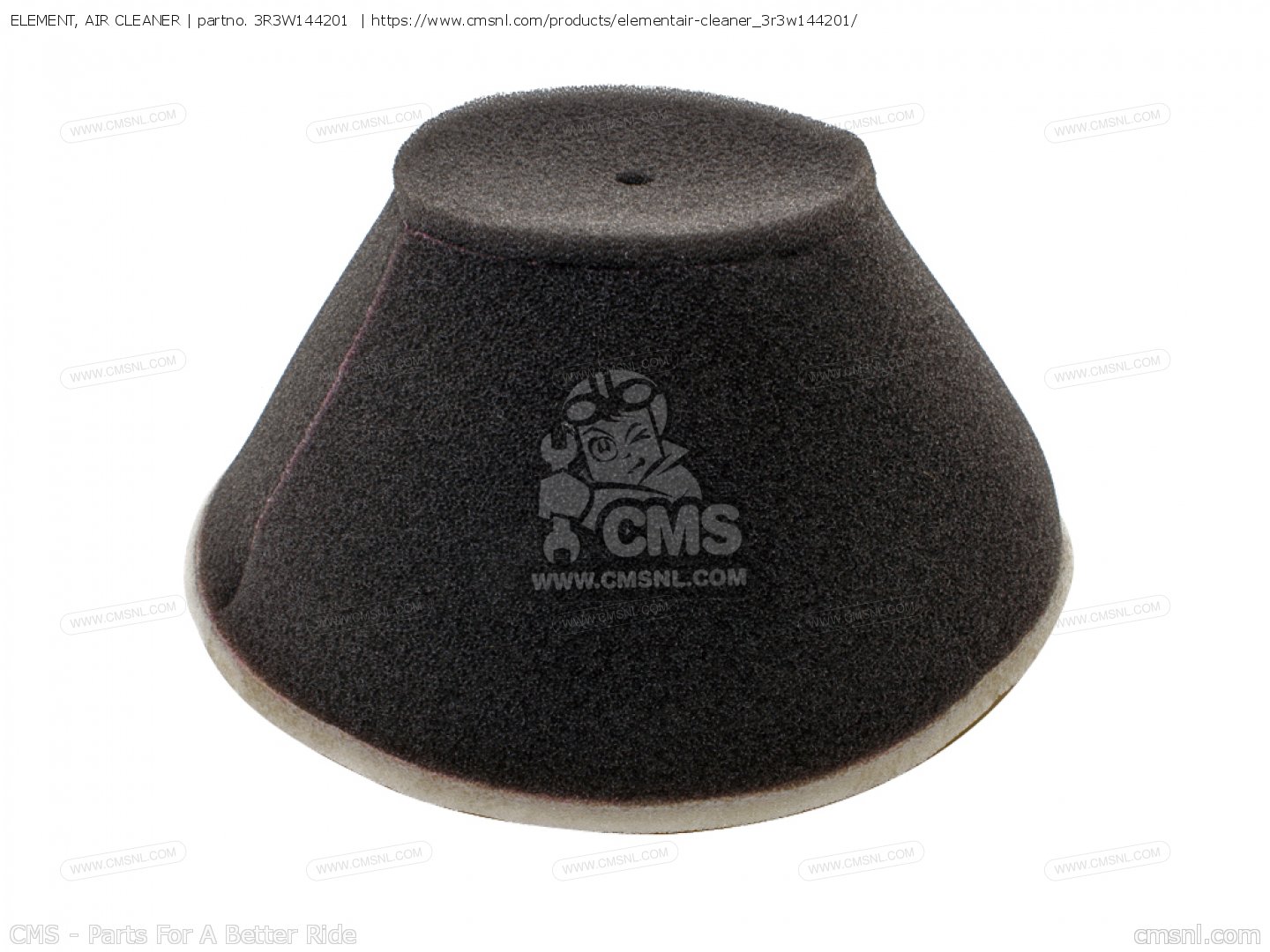 3R3W144201: Element, Air Cleaner Yamaha - buy the 3R3-W1442-01 at CMSNL