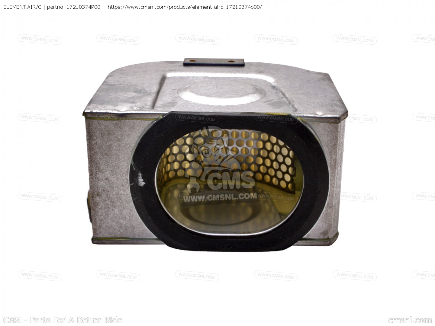 17210374P00: ELEMENT,AIR/C Honda - buy the 17210-374-P00 at CMSNL