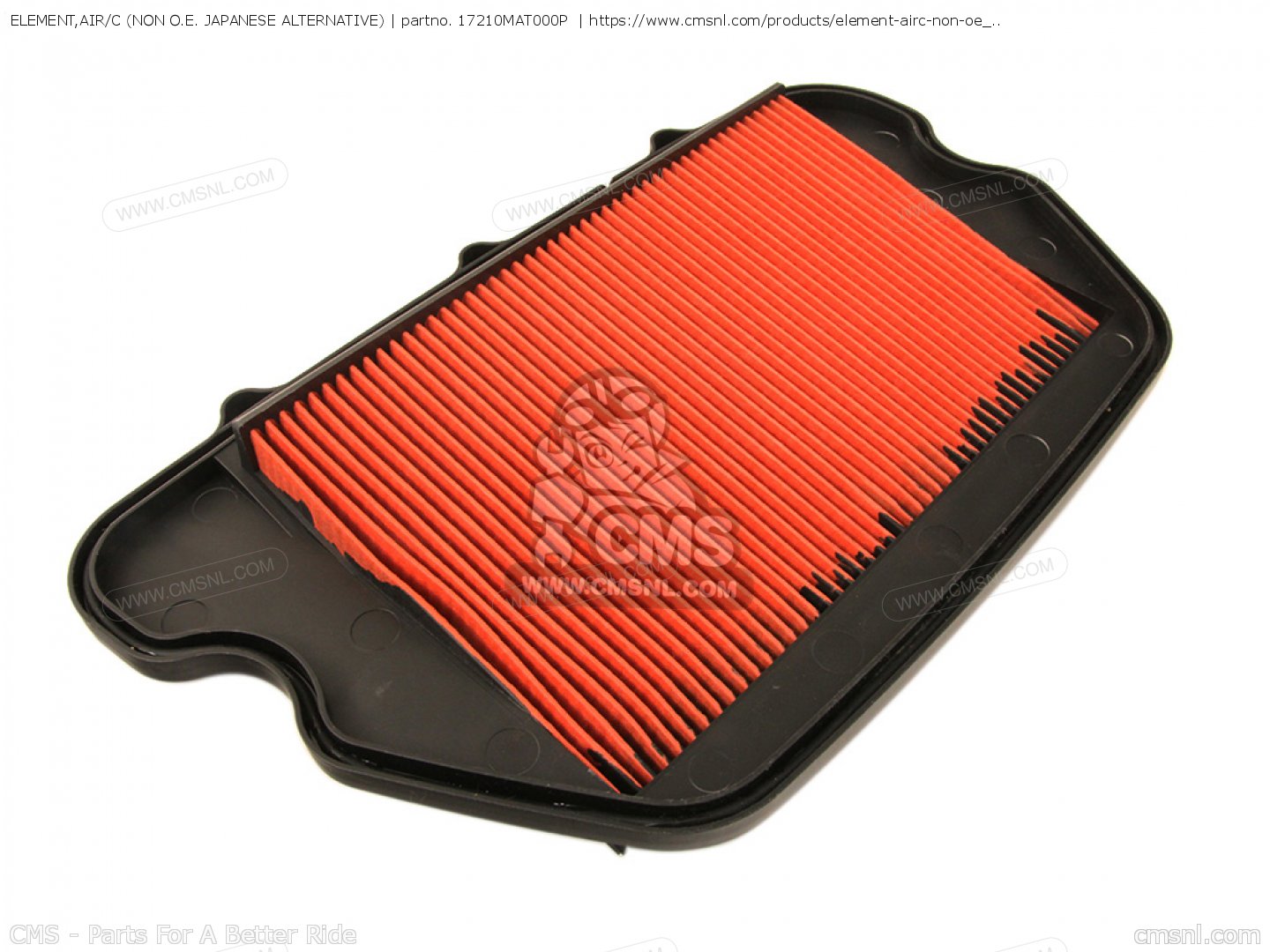 17210MAT000P: Element,air/c Honda - buy the 17210-MAT-000P at CMSNL