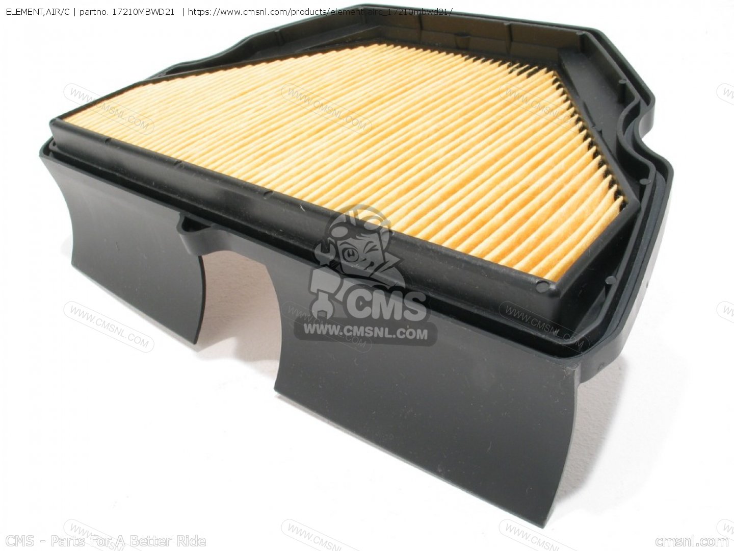 17210MBWD21: Element,air/c Honda - buy the 17210-MBW-D21 at CMSNL
