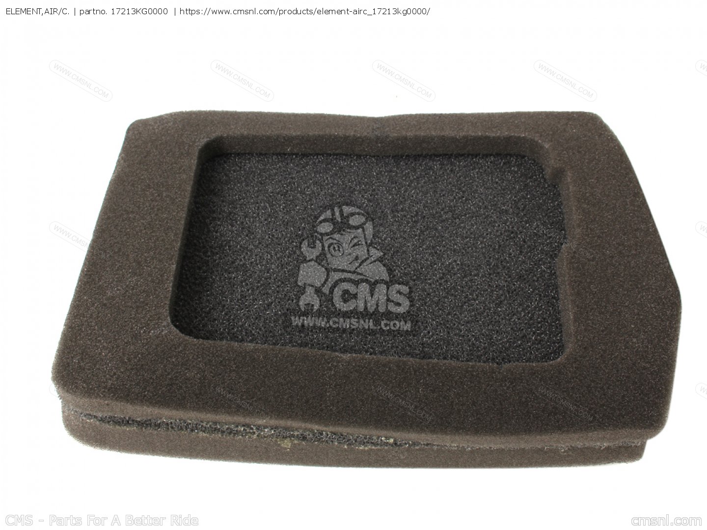 17213KG0000: ELEMENT,AIR/C. Honda - buy the 17213-KG0-000 at CMSNL