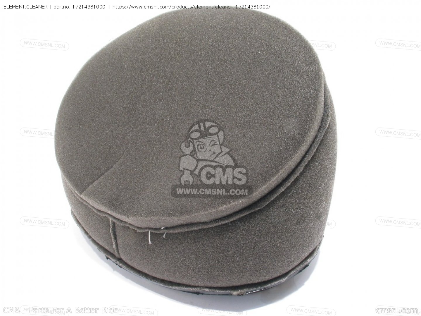 17214381000: ELEMENT,CLEANER Honda - buy the 17214-381-000 at CMSNL