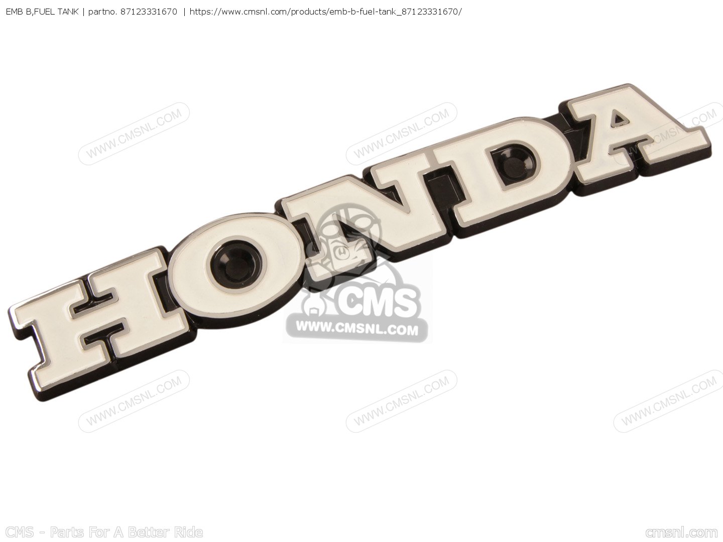 87123331670: EMB B,FUEL TANK Honda - buy the 87123-331-670 at CMSNL