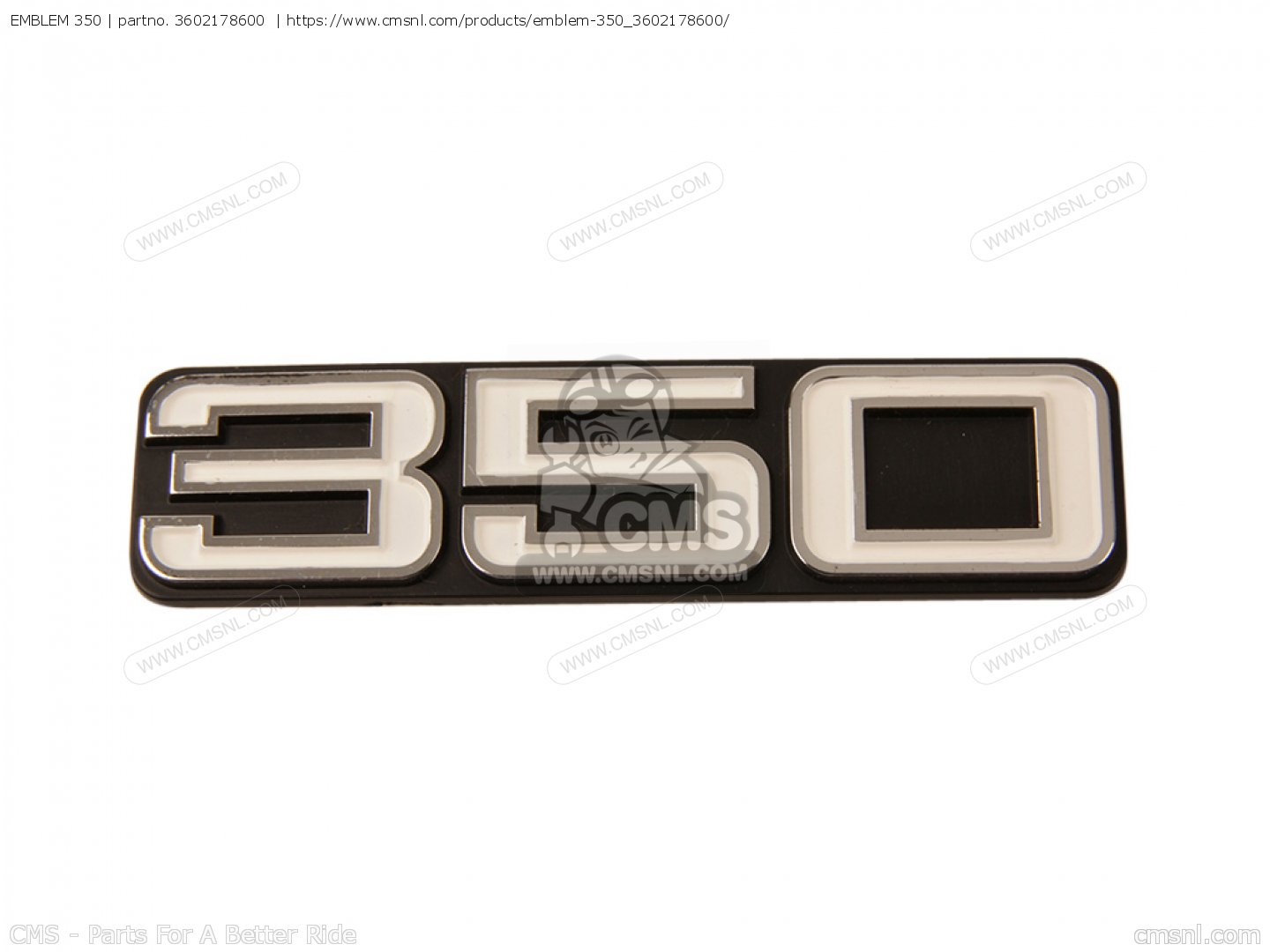 EMBLEM 350 for Yamaha - order at CMSNL
