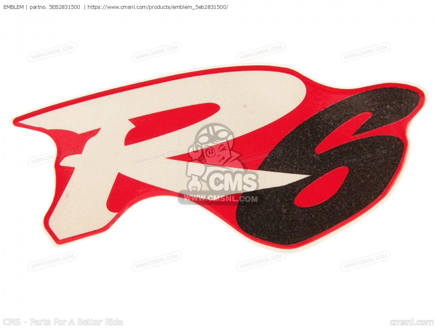 5EB2831500: EMBLEM Yamaha - buy the 5EB-28315-00-00 at CMSNL