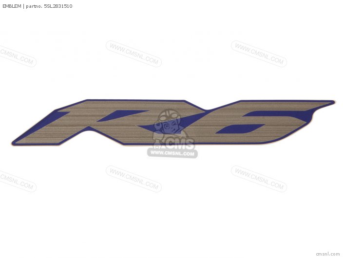 EMBLEM for YZF-R6 2003 5SL1 ENGLAND 1B5SL-300E2 - order at CMSNL