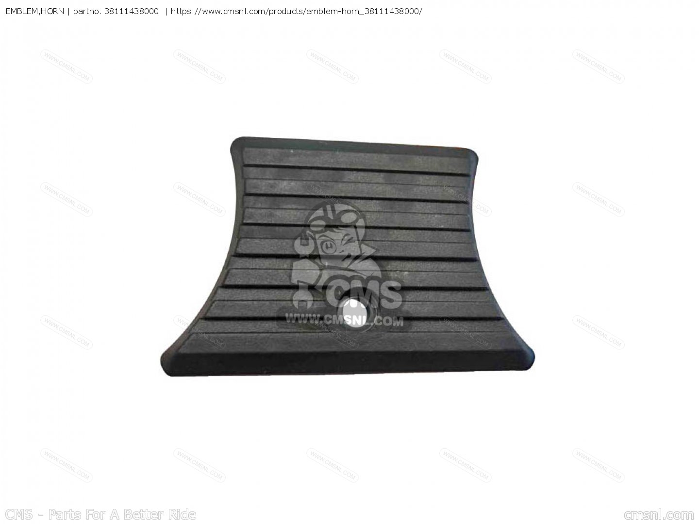 38111438000: EMBLEM,HORN Honda - buy the 38111-438-000 at CMSNL