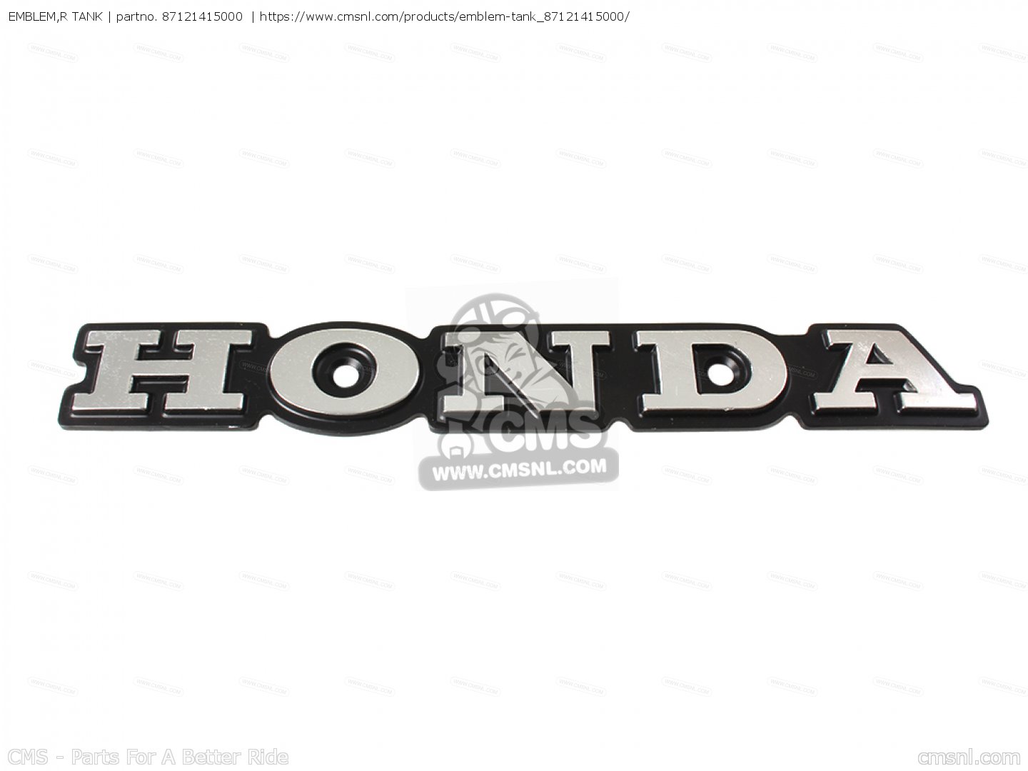 EMBLEM,R TANK for CX500 1978 GERMANY FULL POWER VERSION - order at CMSNL