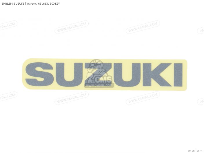 EMBLEM,SUZUKI for GS1100ES 1983 (D) USA (E03) - order at CMSNL