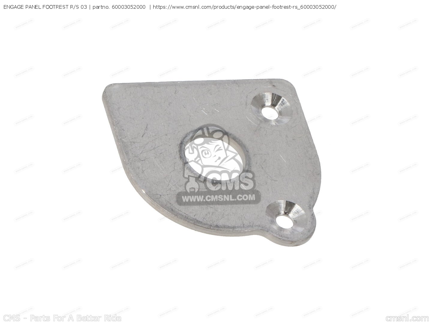 60003052000: ENGAGE PANEL FOOTREST R/S 03 KTM - buy the 60003052000 at ...