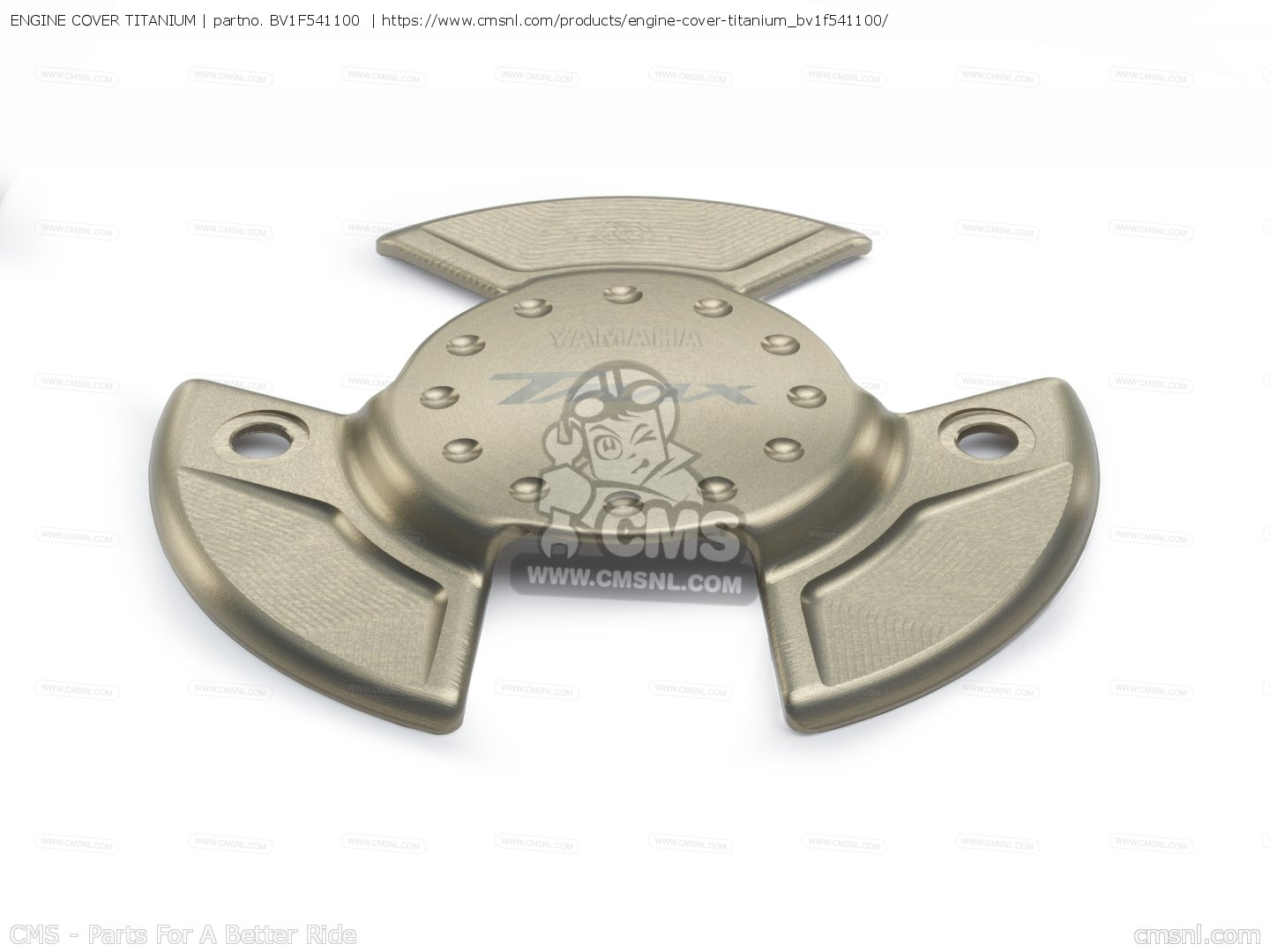 BV1F541100: ENGINE COVER TITANIUM Yamaha - buy the BV1-F5411-00-00 at CMSNL