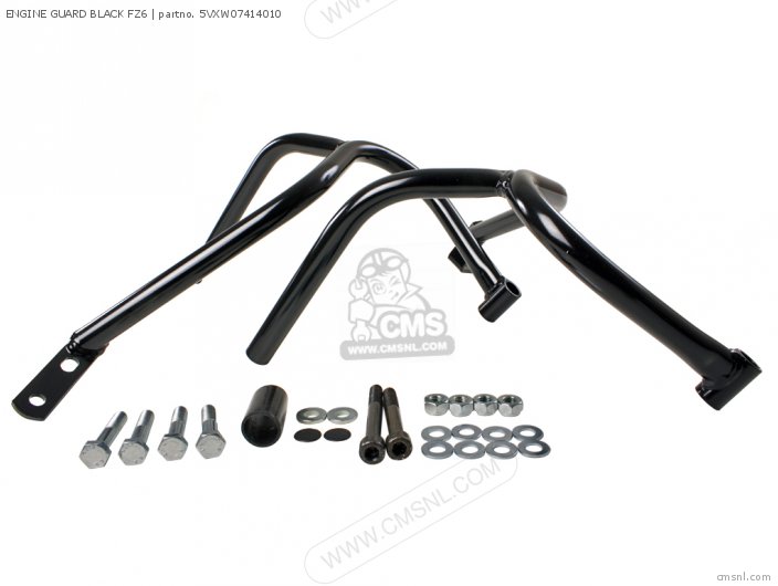 5VXW07414010: ENGINE GUARD BLACK FZ6 Yamaha - buy the 5VX-W0741-40-10 ...