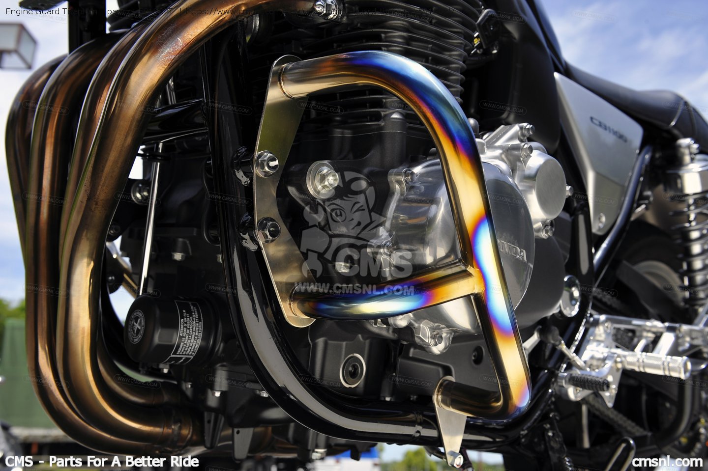 Engine Guard Titanium for CB1100 Other parts - order at CMSNL