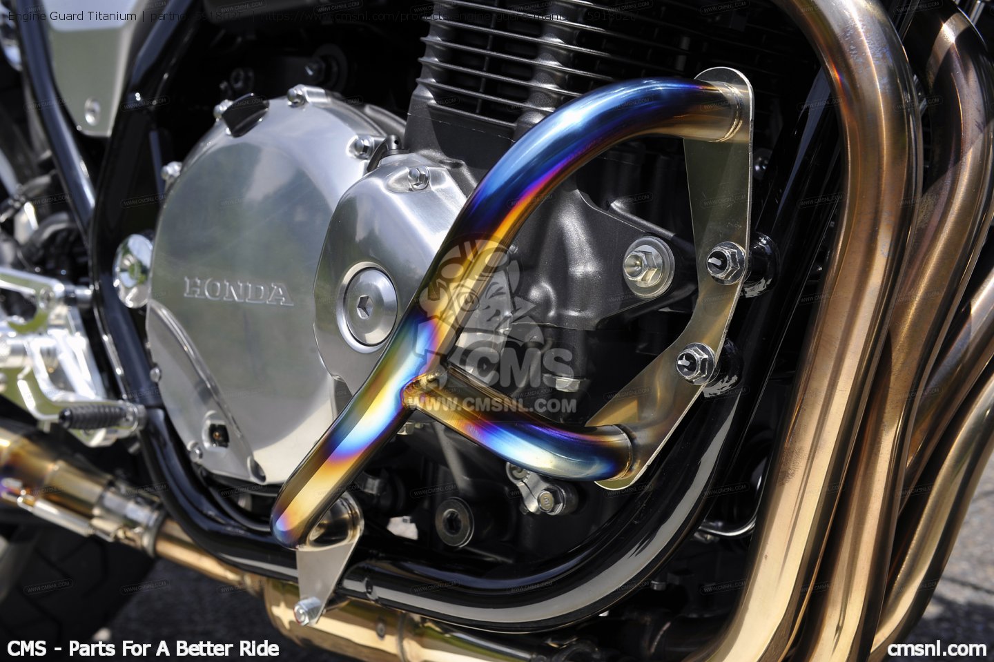 Engine Guard Titanium for CB1100 Other parts - order at CMSNL