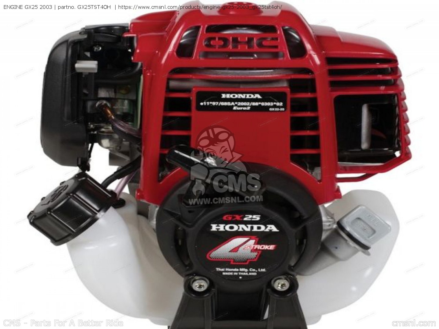 GX25TST4OH: Engine Gx25 2003 Honda - buy the GX25TST4OH at CMSNL