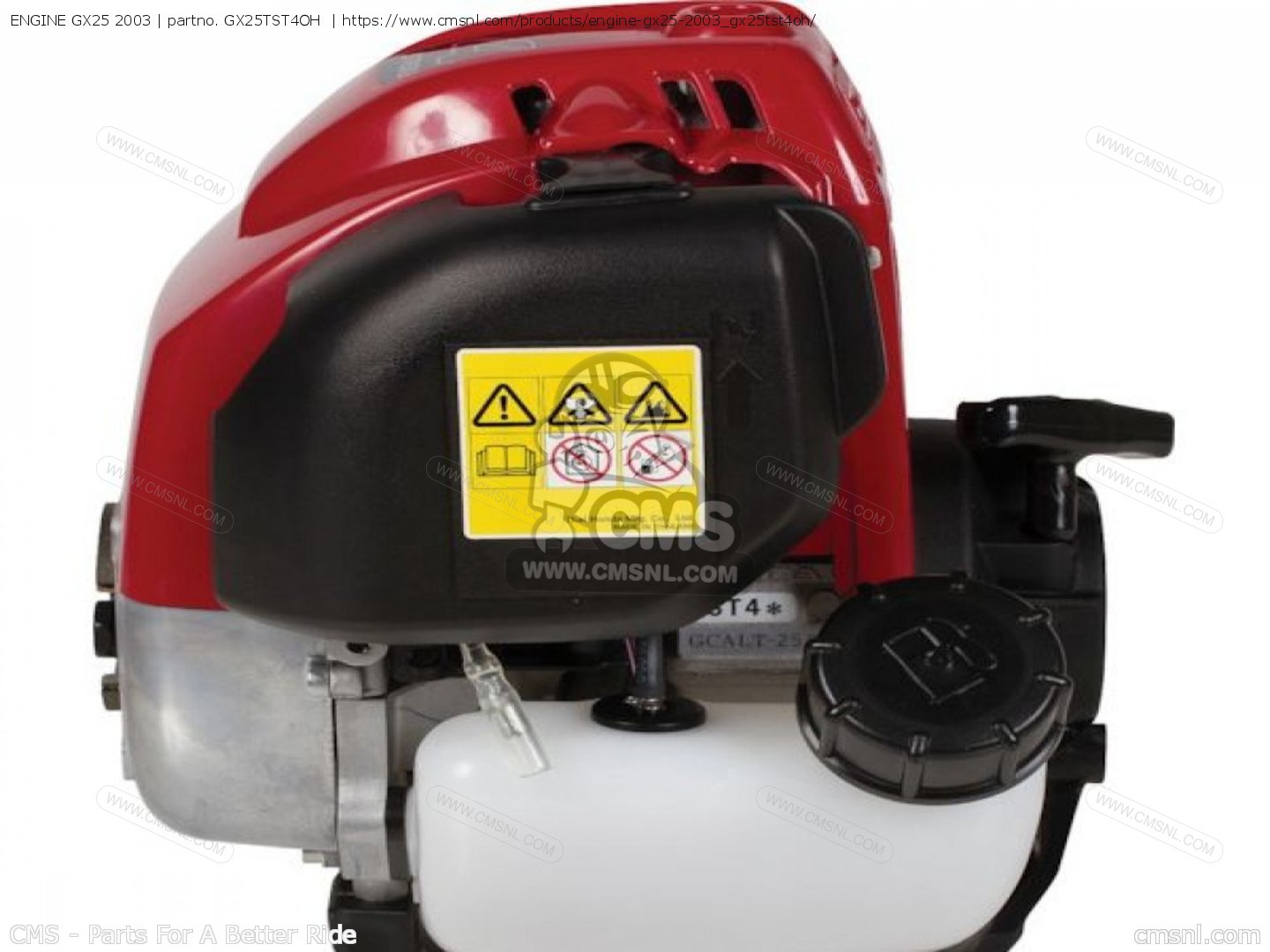 GX25TST4OH: Engine Gx25 2003 Honda - buy the GX25TST4OH at CMSNL