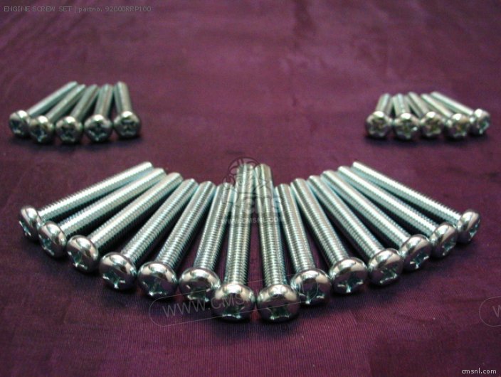 92000RRP100: Engine Screw Set Honda - buy the 92000-RRP-100 at CMSNL