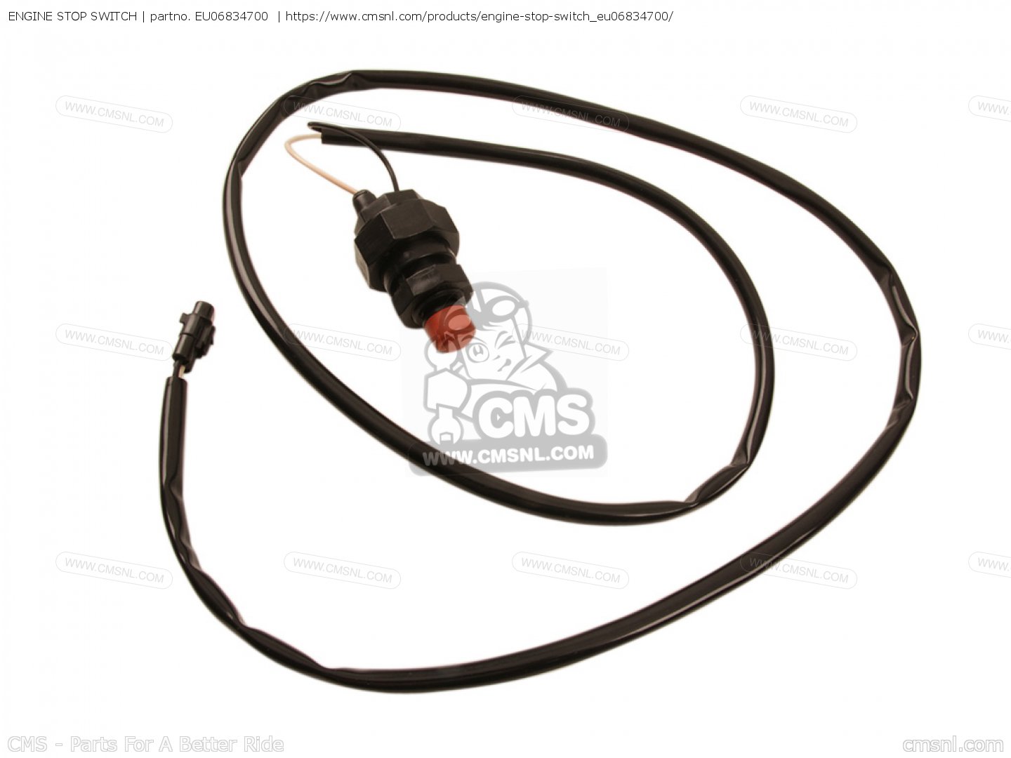 EU06834700: ENGINE STOP SWITCH Yamaha - buy the EU0-68347-00-00 at CMSNL