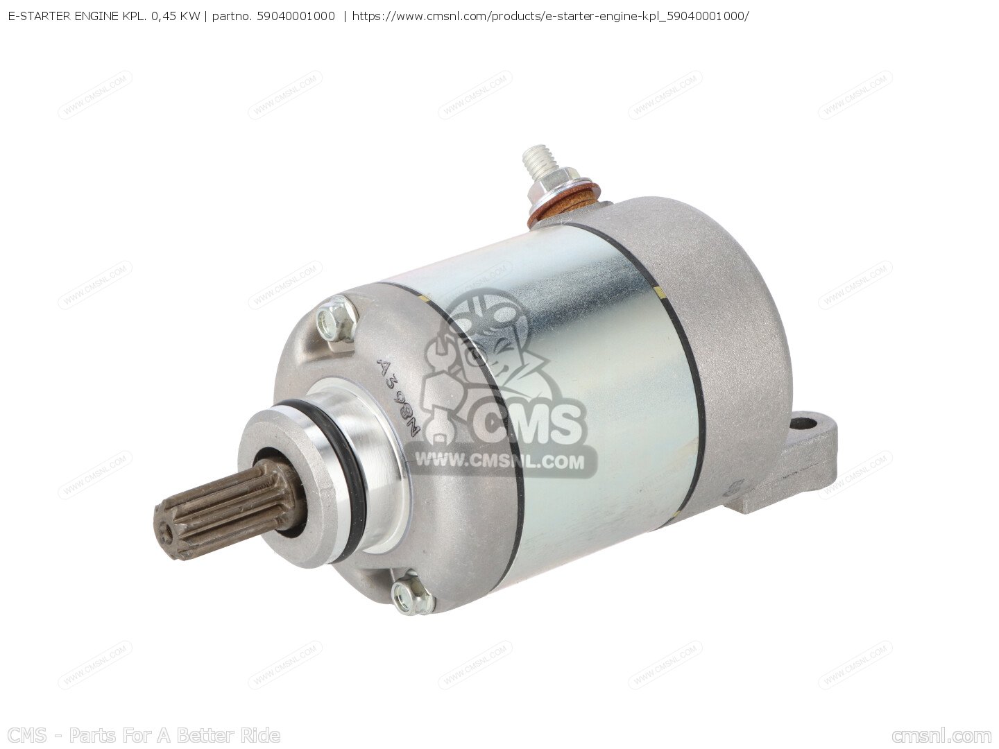 59040001000: E-STARTER ENGINE KPL. 0,45 KW KTM - buy the 59040001000 at ...