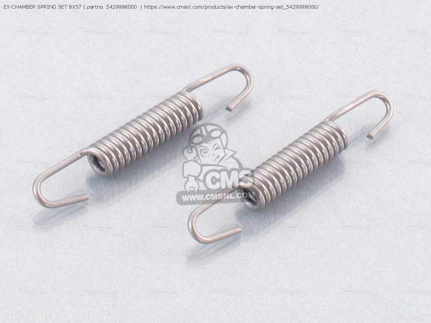 5429998000: Ex-chamber Spring Set 8x57 Kitaco - buy the 542-9998000 at ...