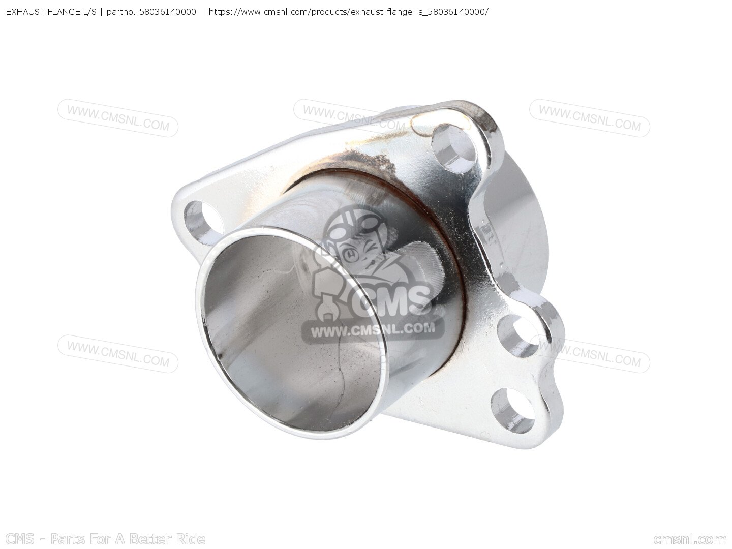 58036140000: EXHAUST FLANGE L/S KTM - buy the 58036140000 at CMSNL