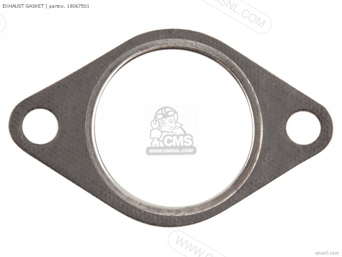 18067501: EXHAUST GASKET Kawasaki - buy the 18067-501 at CMSNL