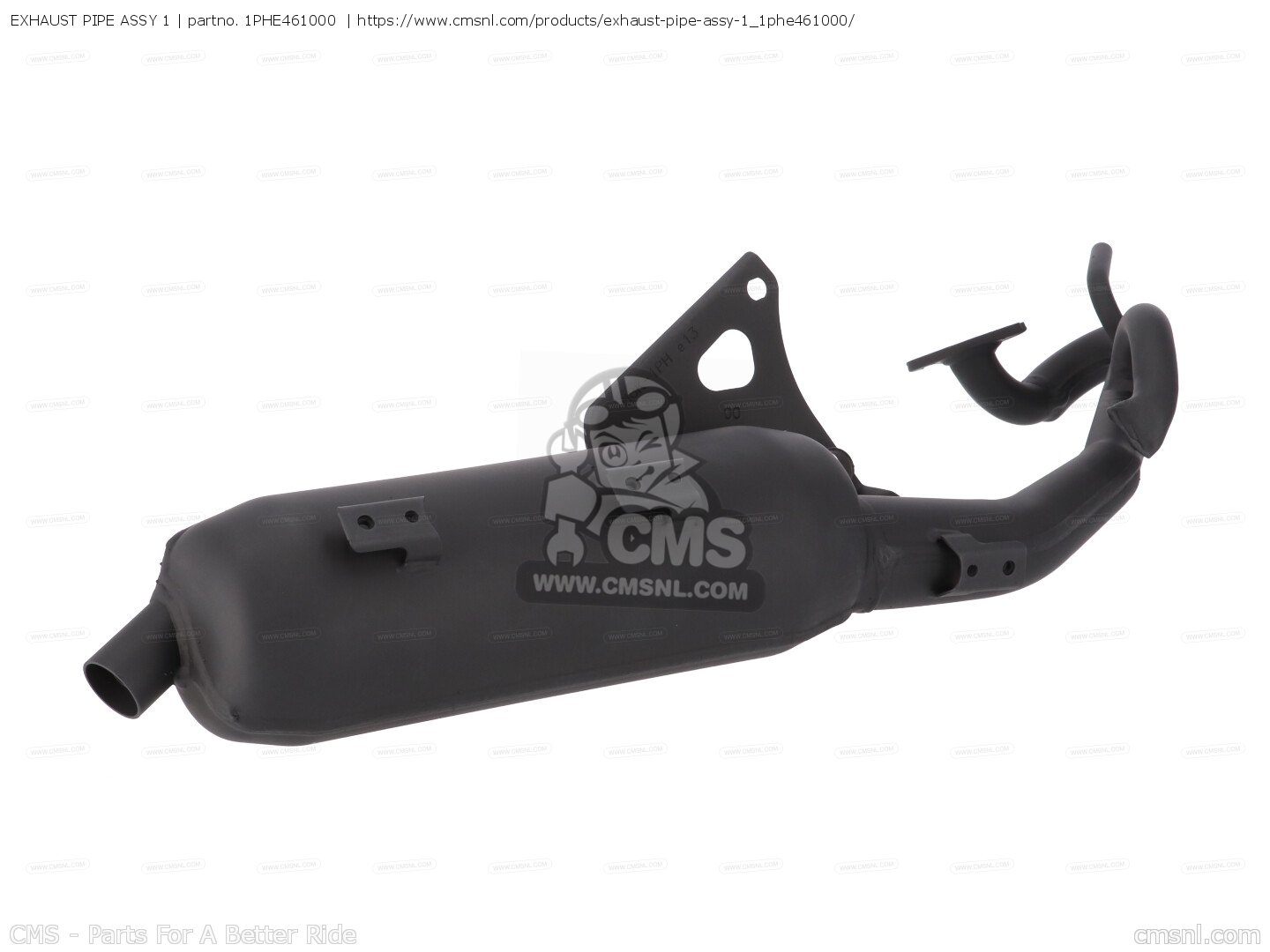 1PHE461000: EXHAUST PIPE ASSY 1 Yamaha - buy the 1PH-E4610-00-00 at CMSNL