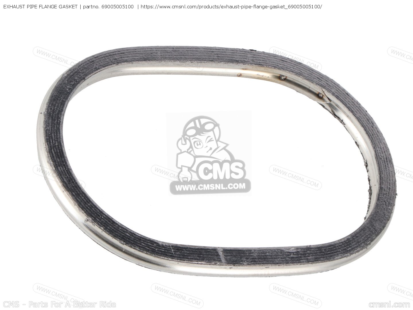 EXHAUST PIPE FLANGE GASKET for KTM - order at CMSNL