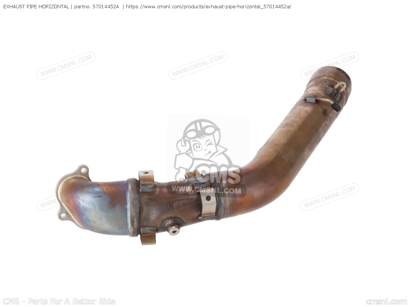 57014452A: Exhaust Pipe Horizontal Ducati - buy the 57014452A at CMSNL
