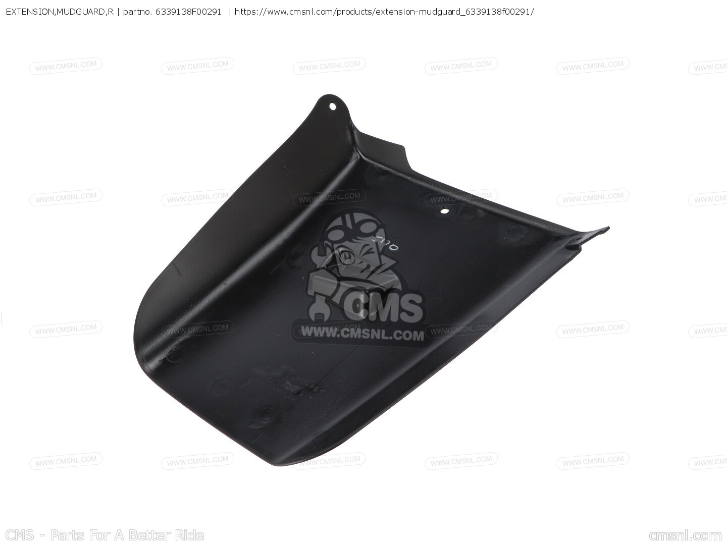 6339138F00291: EXTENSION,MUDGUARD,R Suzuki - buy the 63391-38F00-291 at ...