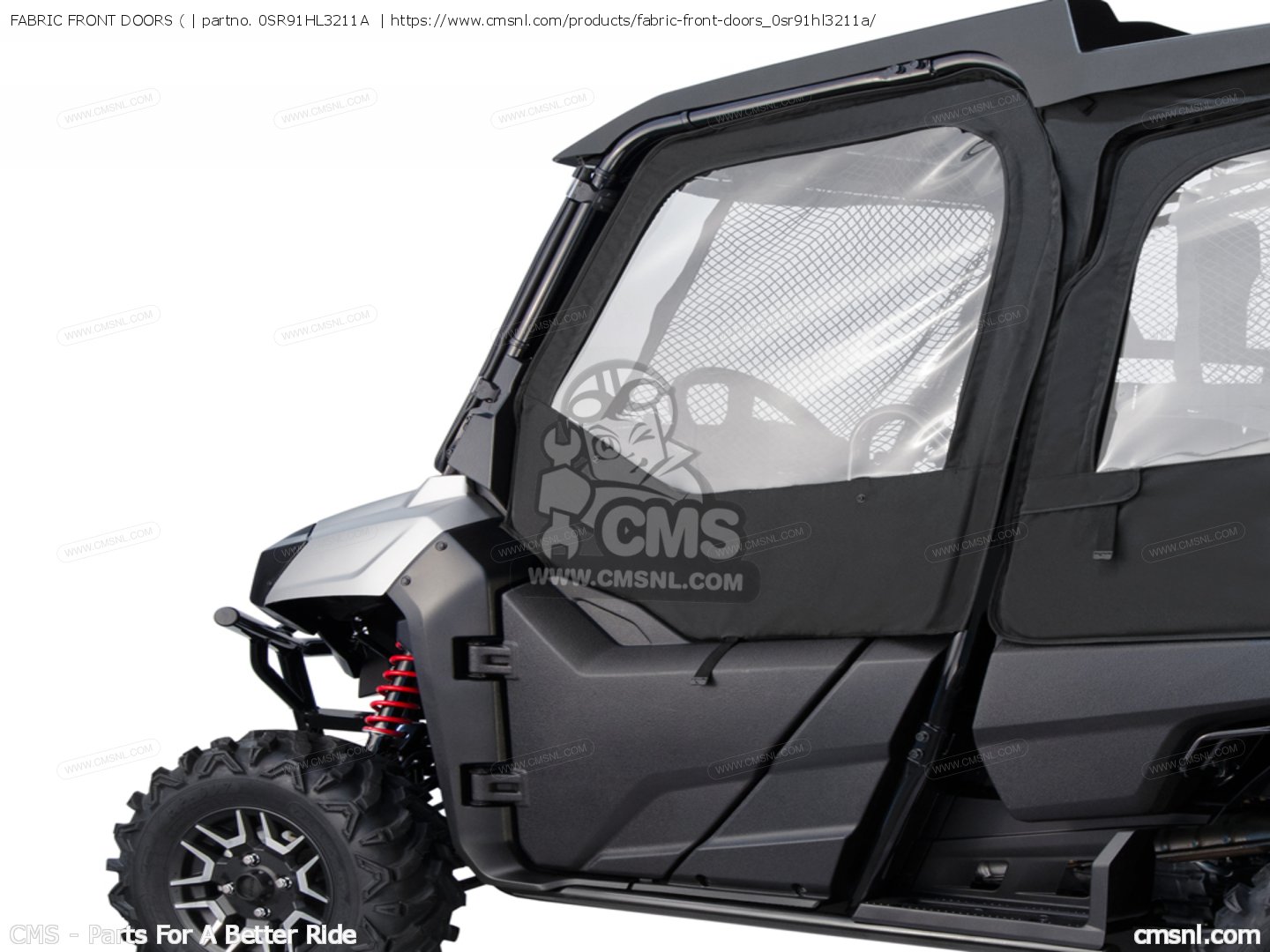 0SR91HL3211A: Fabric Front Doors ( Honda - buy the 0SR91-HL3-211A at CMSNL