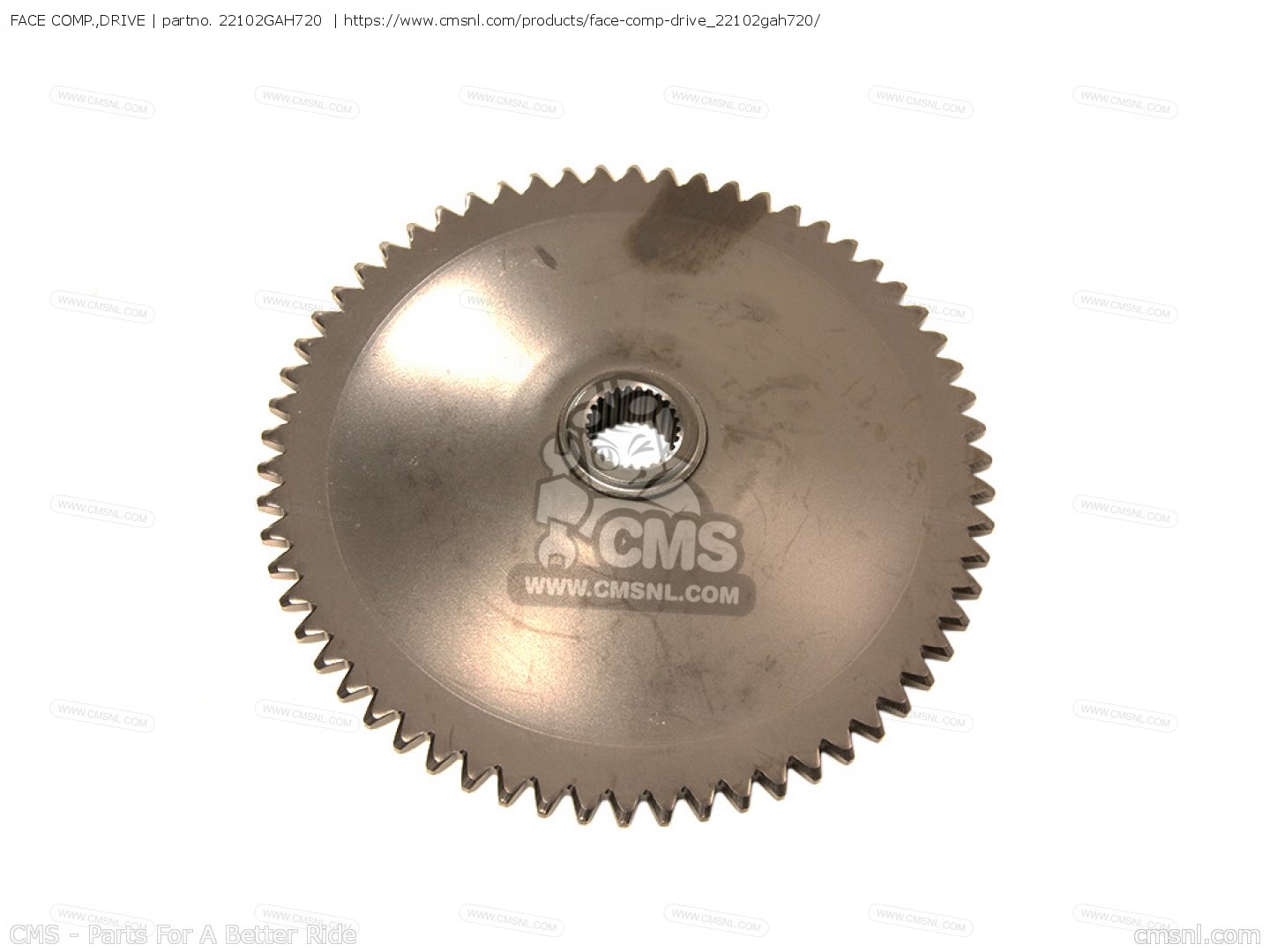 22102GAH720: FACE COMP.,DRIVE Honda - buy the 22102-GAH-720 at CMSNL